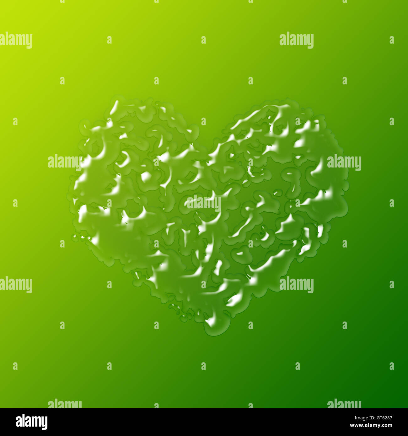 heart made up of drops Stock Photo - Alamy