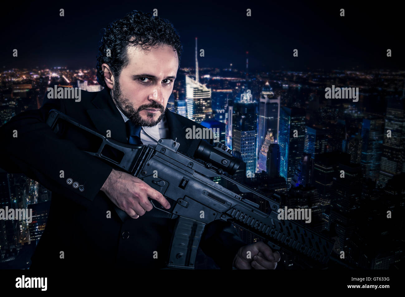 Gangster Machine Gun Concept High Resolution Stock Photography and ...