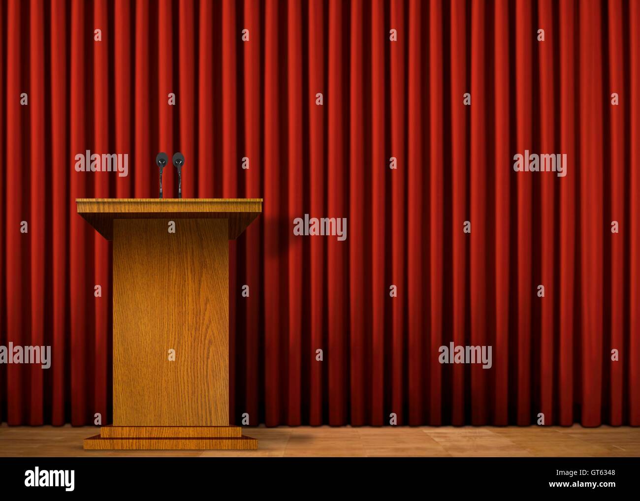 Lectern and stage hi-res stock photography and images - Alamy