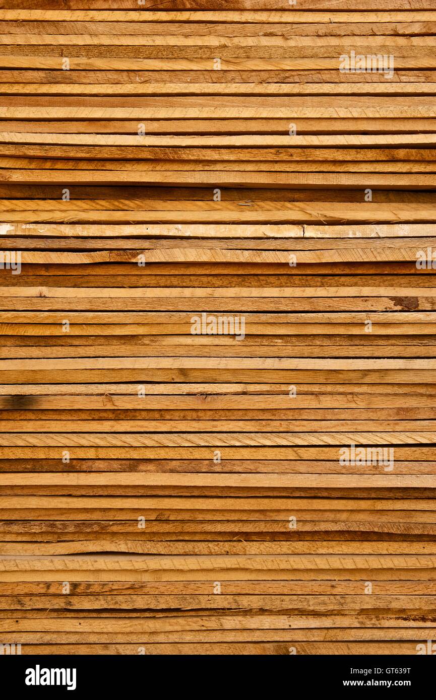 Stack of Rough Cut Wood Lumber Stock Photo - Alamy