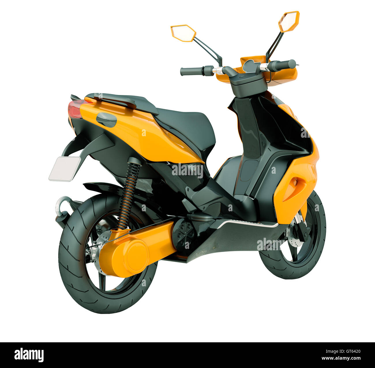 Modern scooter isolated Stock Photo - Alamy