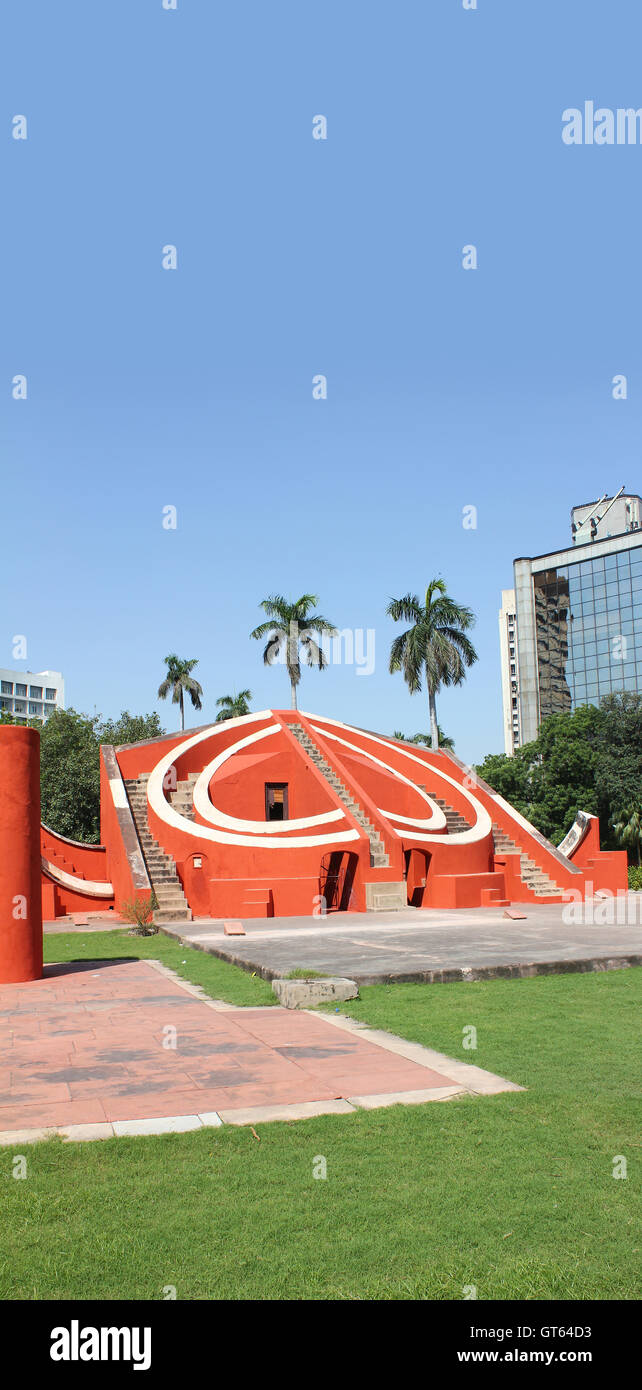 jantar mantar red instrument Stock Photo - Alamy