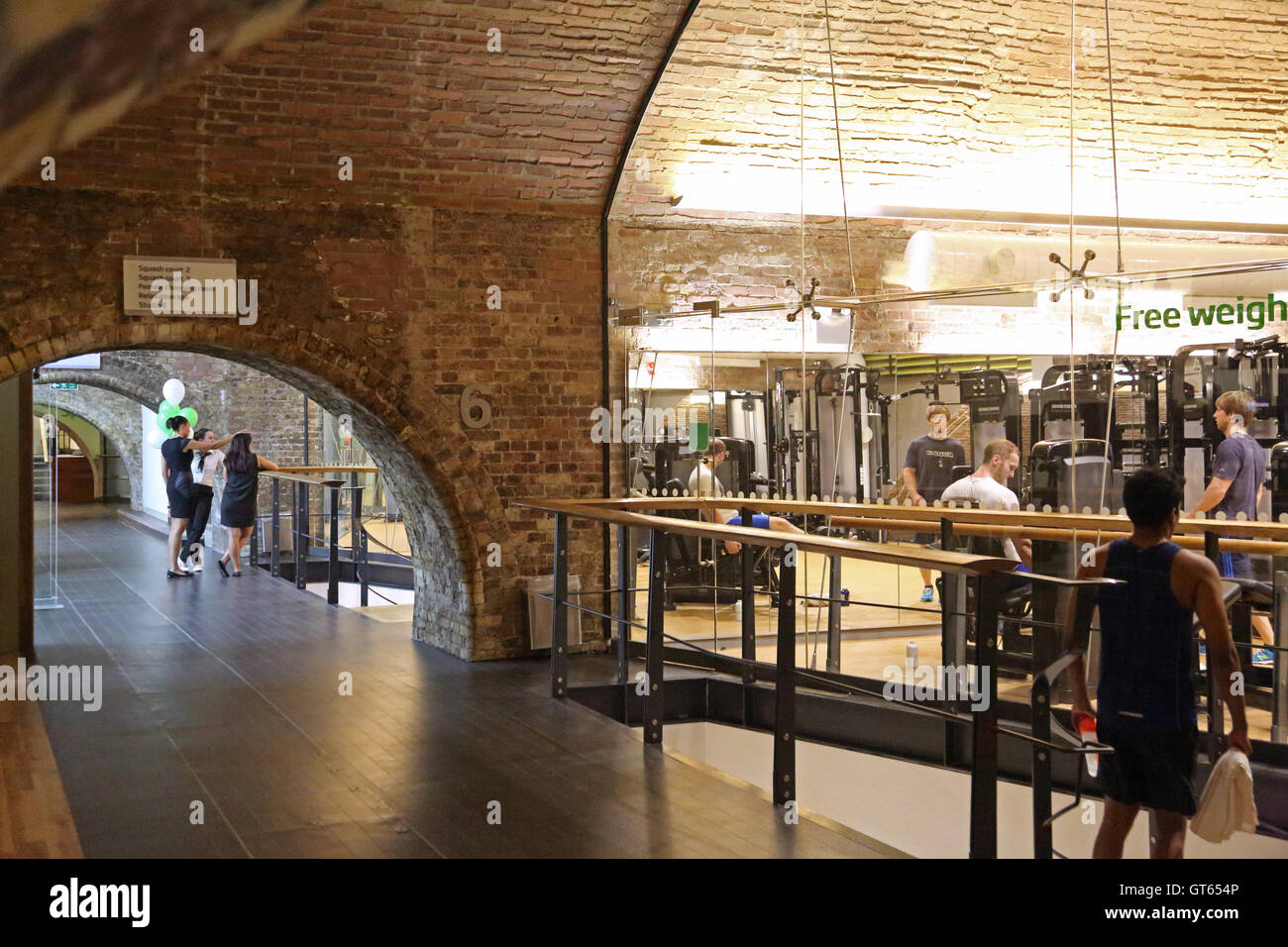The interior of the Nuffield Fitness Centre located in Victorian ...