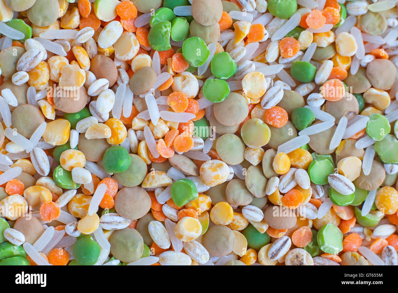 Grain mix background Stock Photo - Alamy