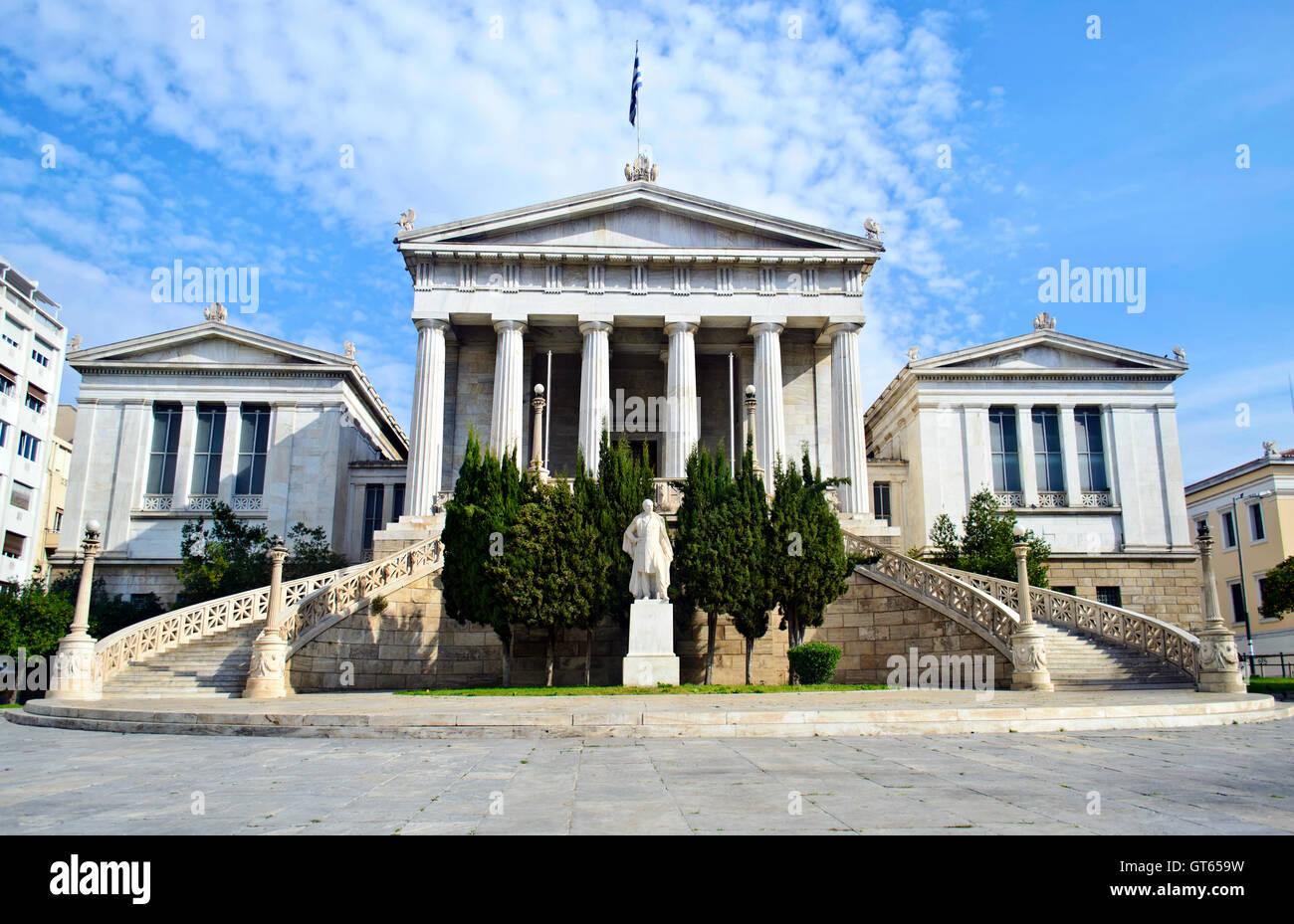 national library of Athens Greece Stock Photo - Alamy