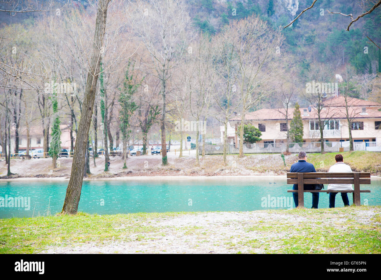 Old man mature woman hi-res stock photography and images - Alamy