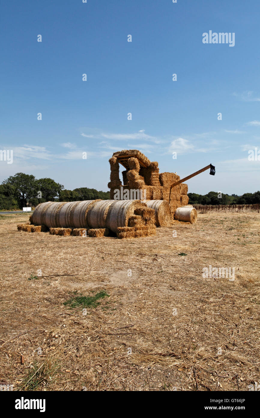 Art made from hay hi-res stock photography and images - Alamy