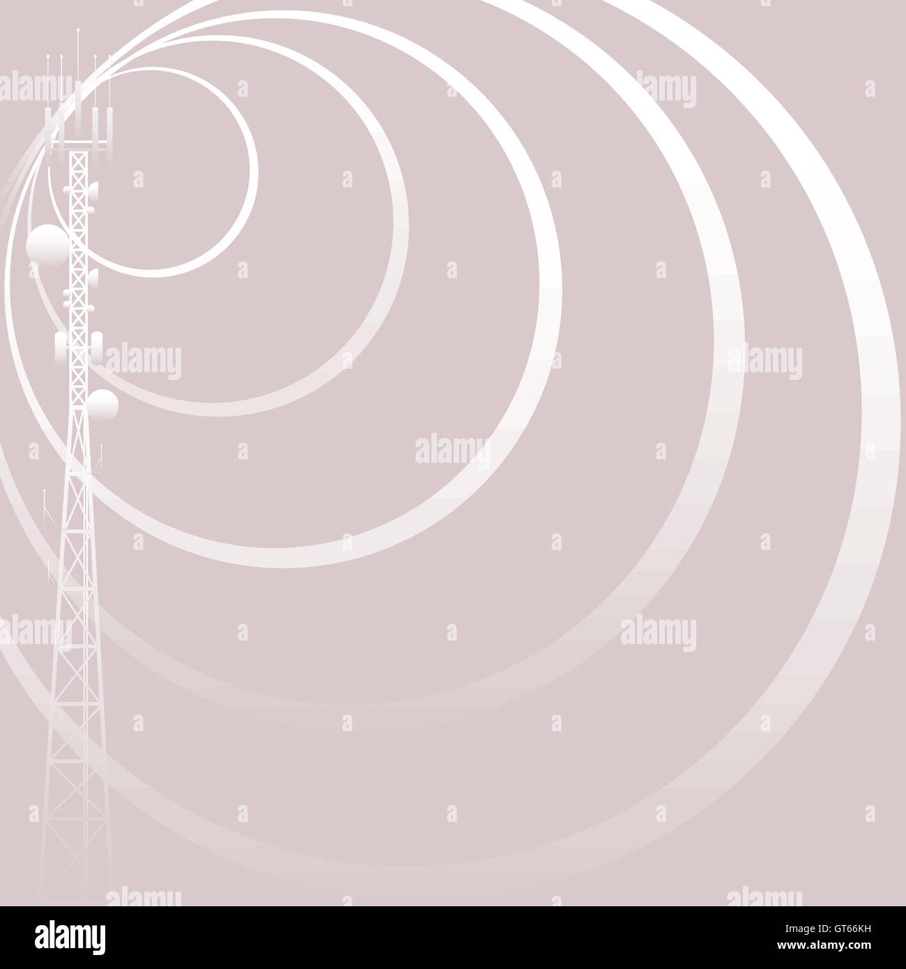 High frequency transmitting station Stock Vector Images - Alamy