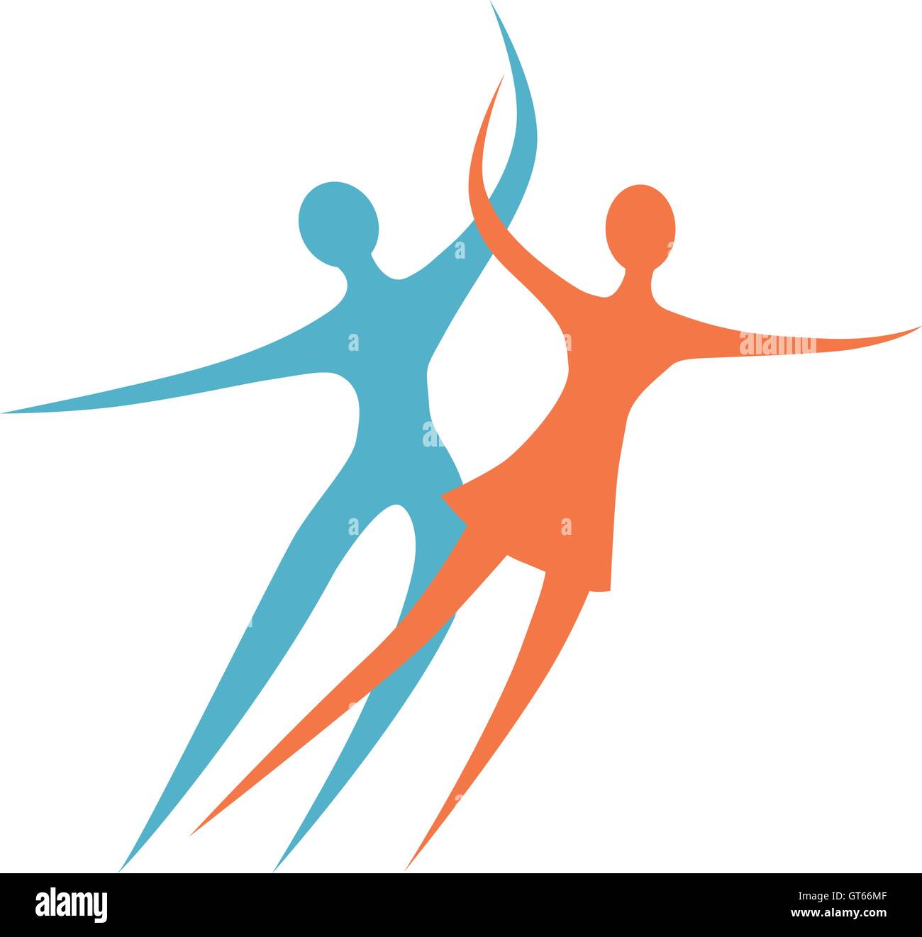 Young man dancing woman Stock Vector Images - Alamy