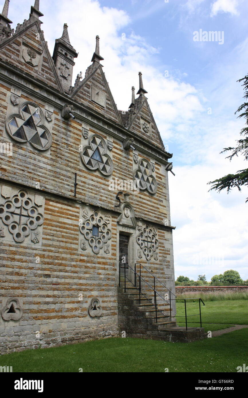 Rushton Triangular Tower, Rushton, Northamptonshire, England Stock ...