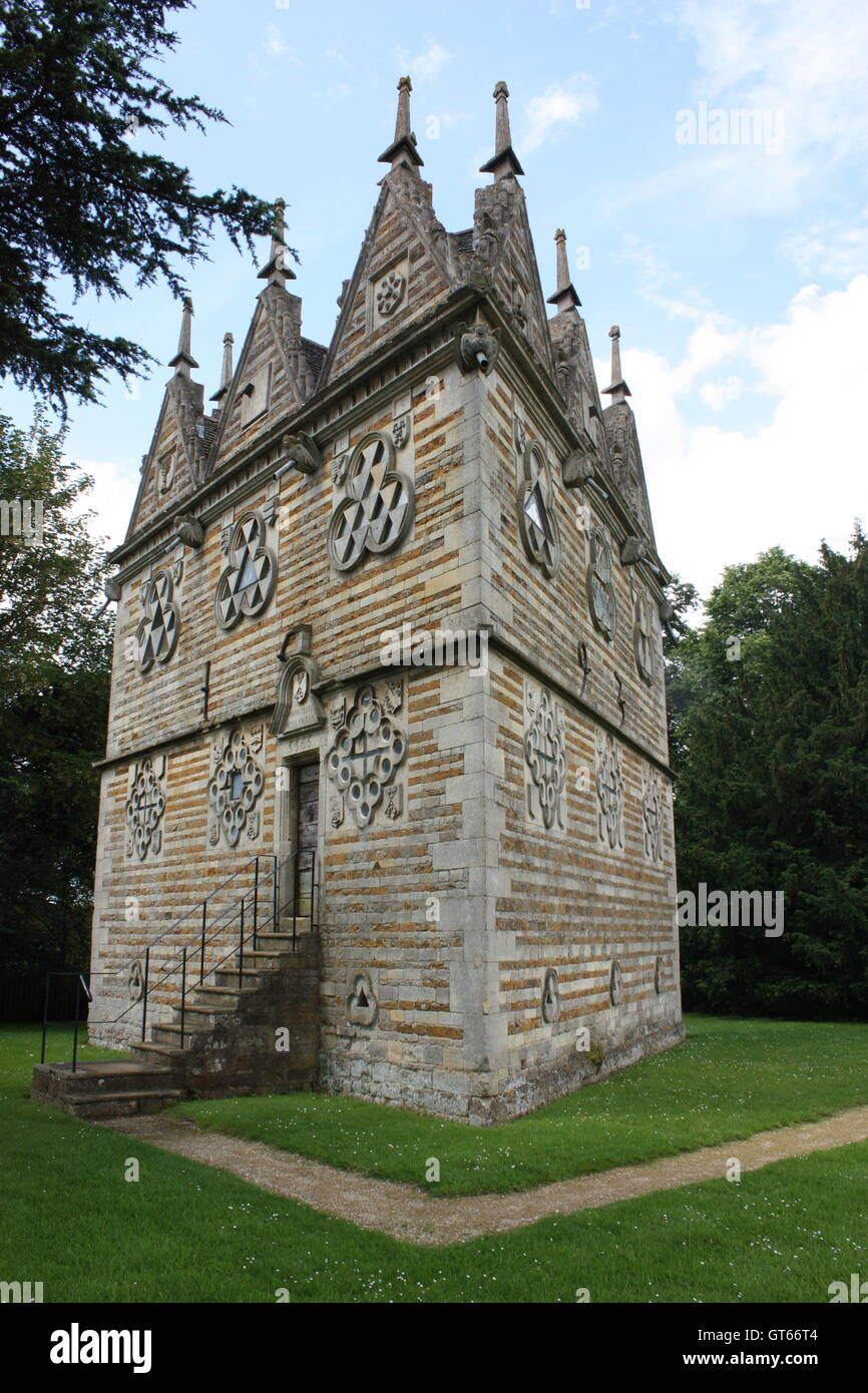 Rushton Triangular Tower, Rushton, Northamptonshire, England Stock ...