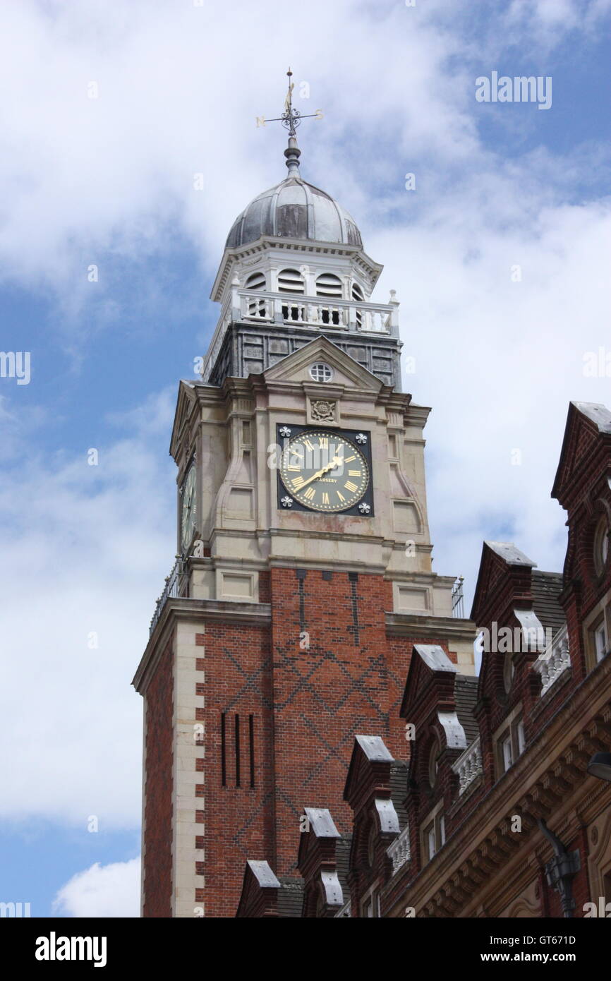 The Clock Tower in Leicester city centre, England Stock Photo - Alamy