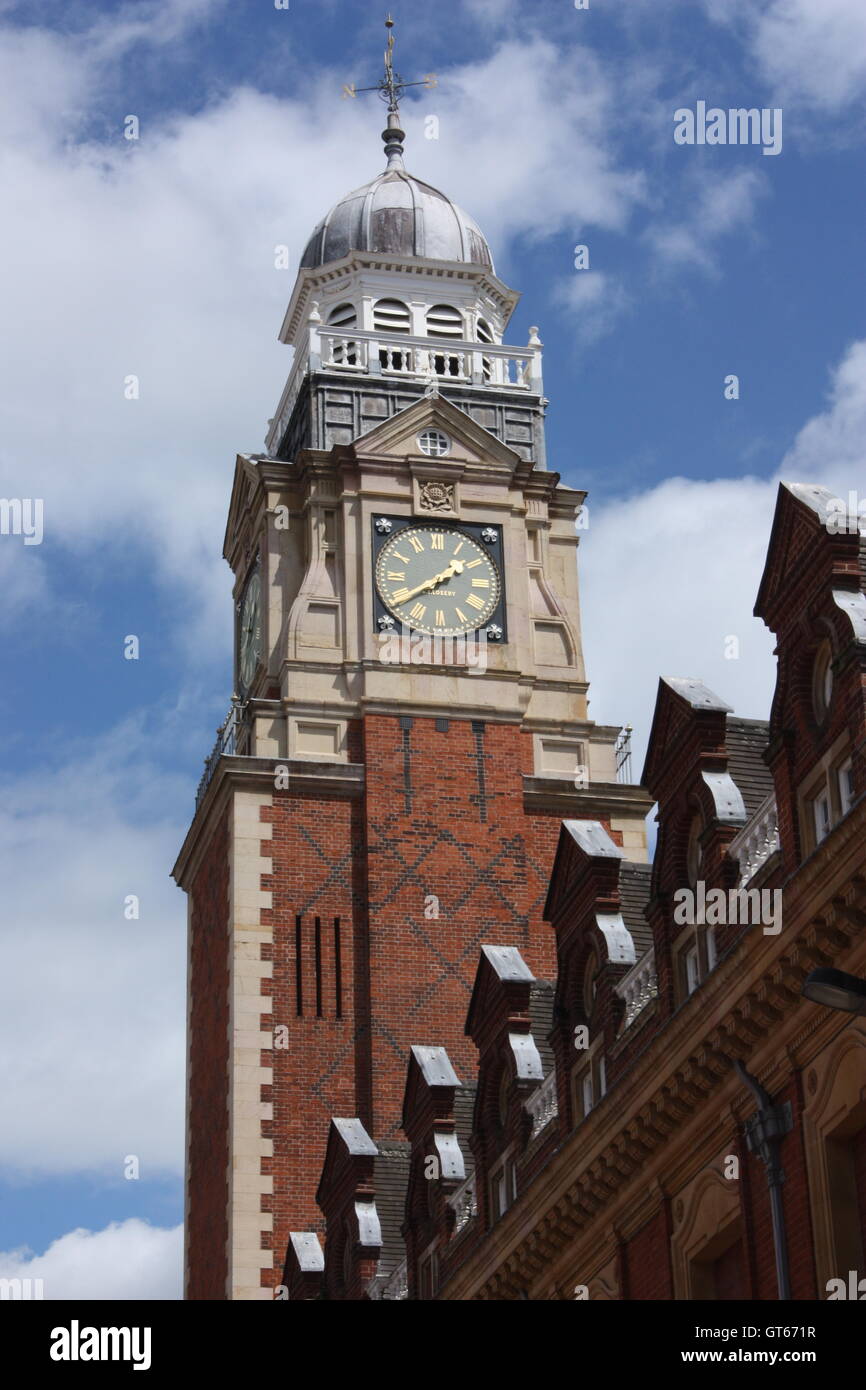 The Clock Tower in Leicester city centre, England Stock Photo - Alamy