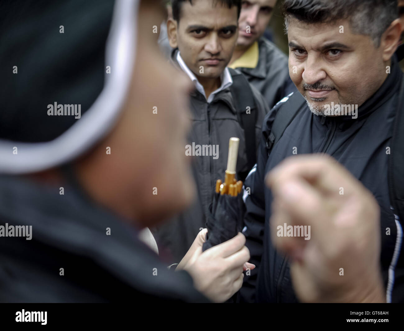 Religious preaching and debates at Speakers' Corner, the public ...