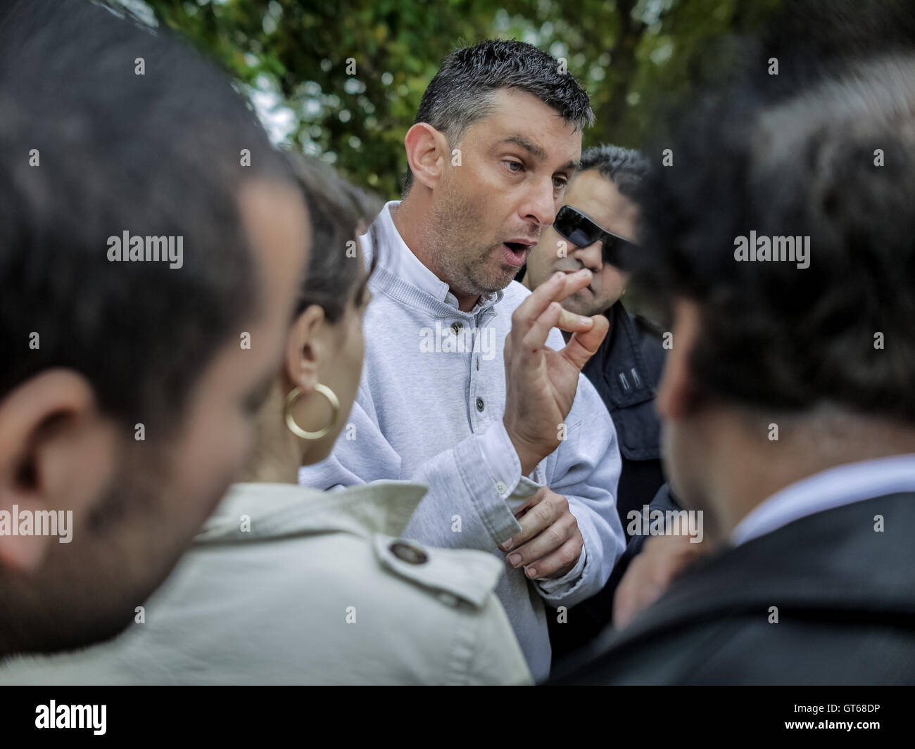 Religious preaching and debates at Speakers' Corner, the public ...