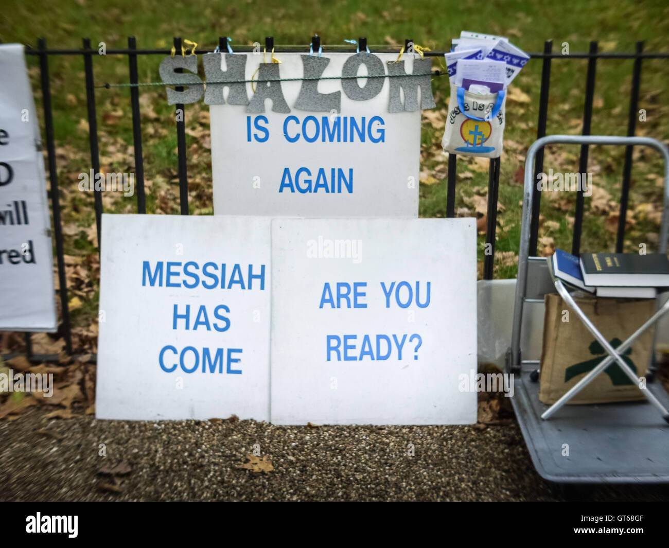 Religious preaching and debates at Speakers' Corner, the public ...