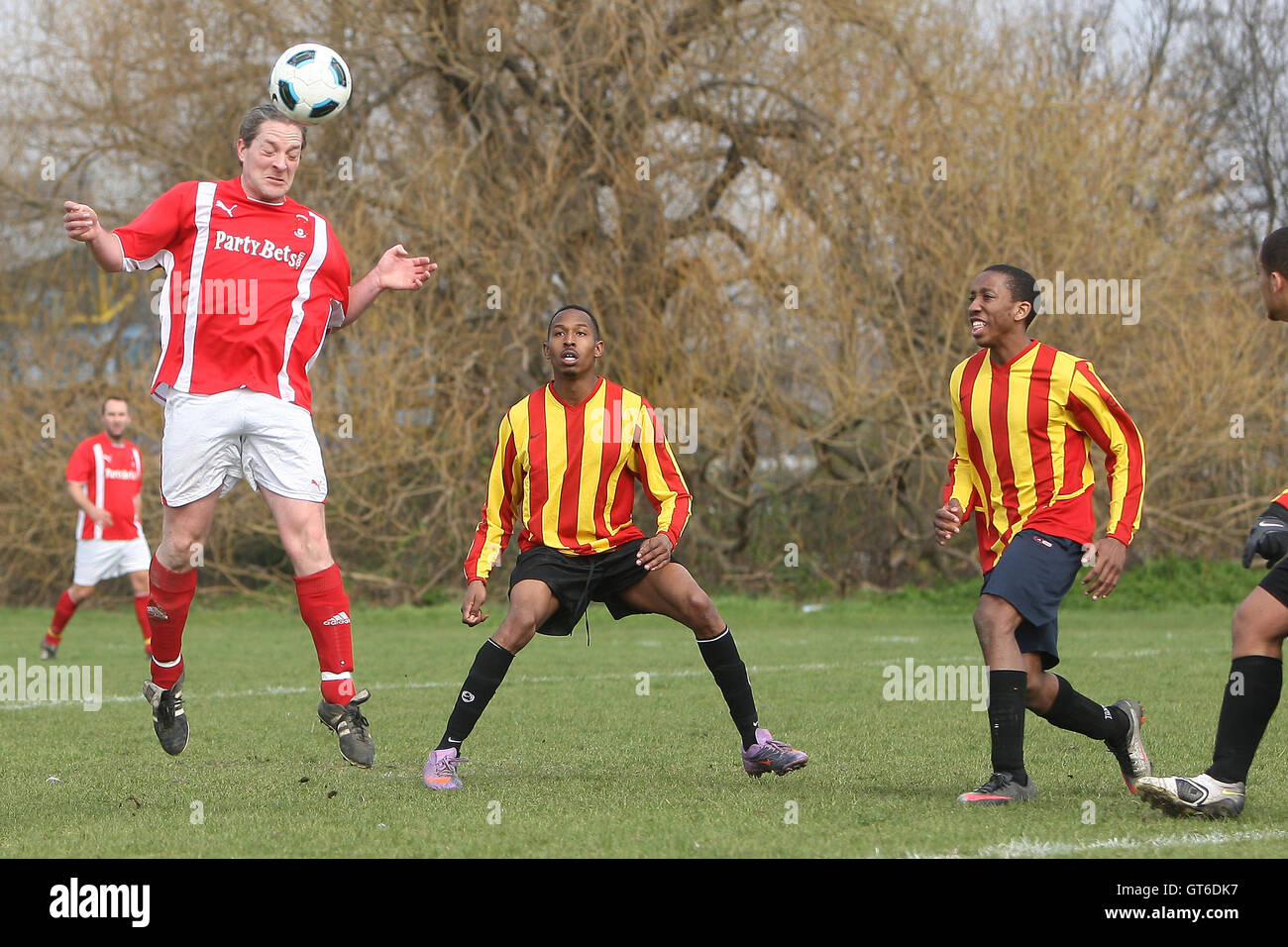 Hackney Os score their first goal - Hackney Os (red/white) vs Tottenham ...
