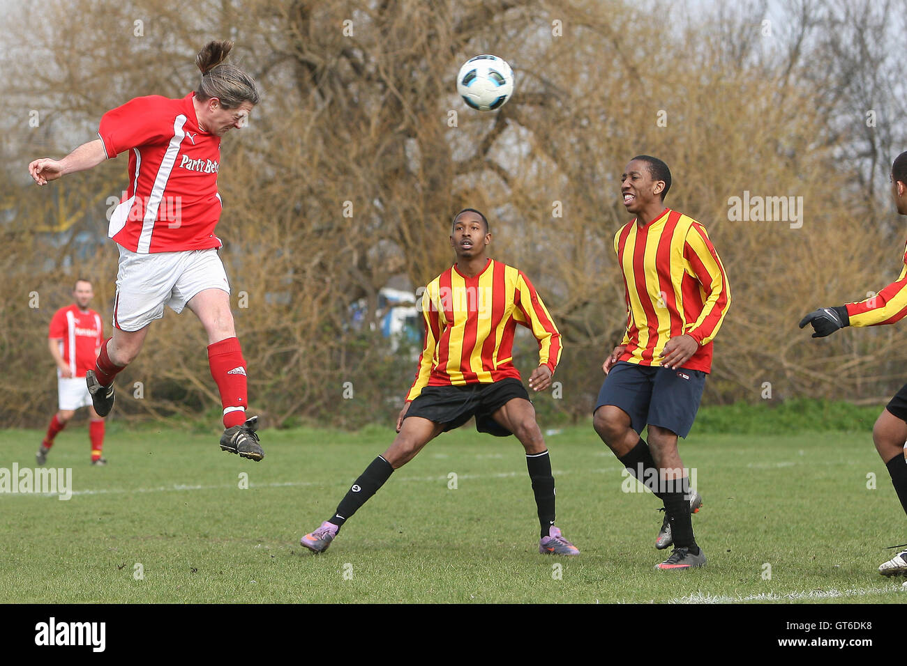 Hackney Os score their first goal - Hackney Os (red/white) vs Tottenham ...