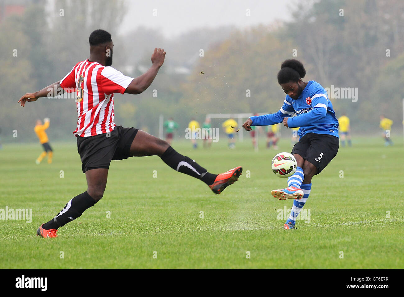 Highfield score their first goal - Highfield (blue) vs New Kuba ...