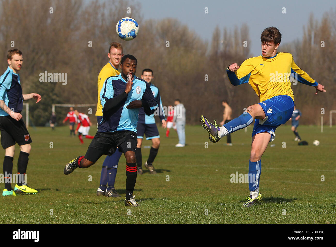 Jay Cubed (yellow) vs FC Polit - Hackney & Leyton Sunday League Dickie ...