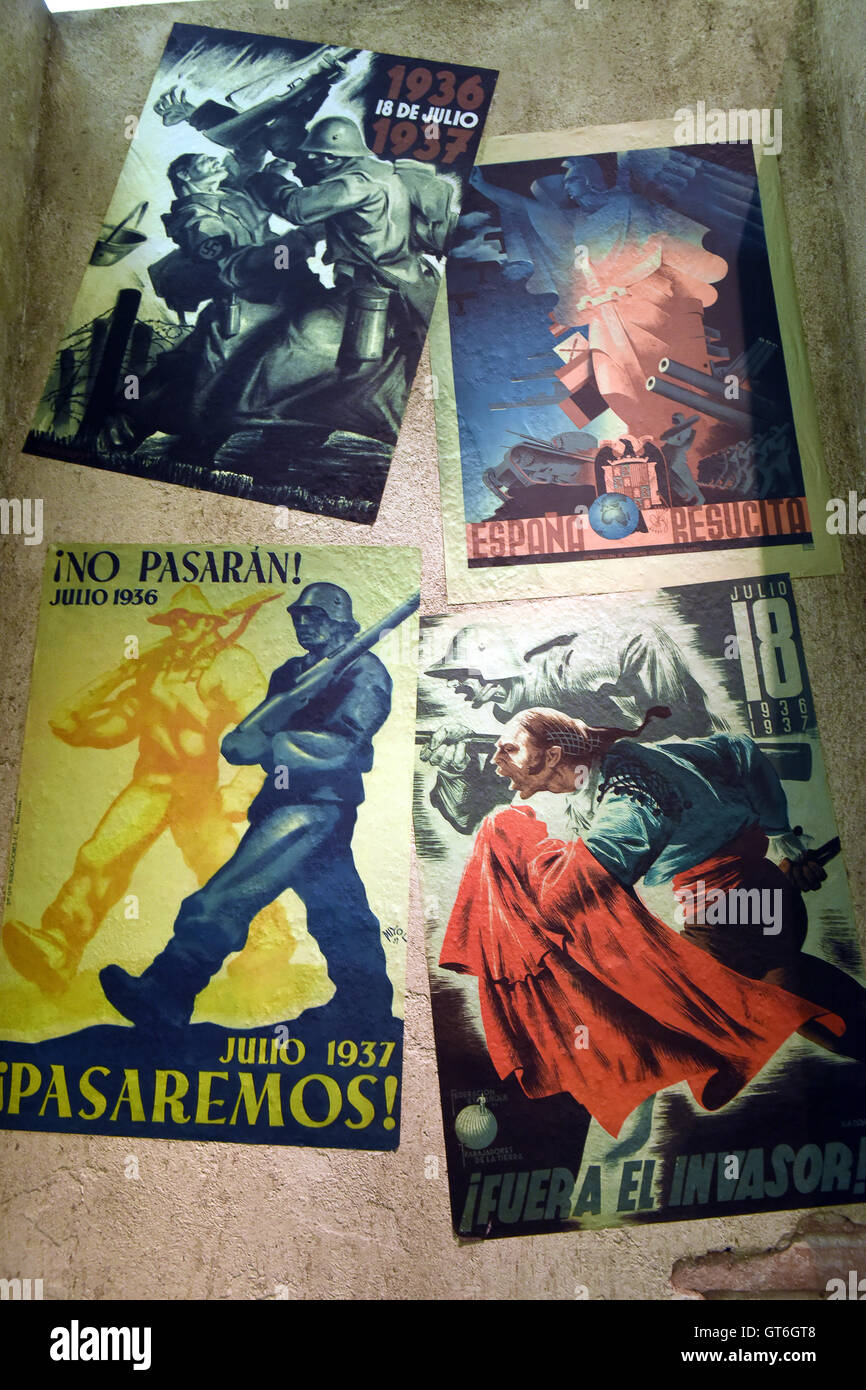 Spanish civil war propaganda art posters Stock Photo - Alamy