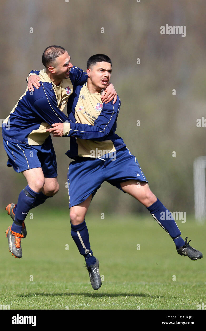 Maynell (blue/gold) vs City Flyers - Hackney & Leyton Sunday League ...