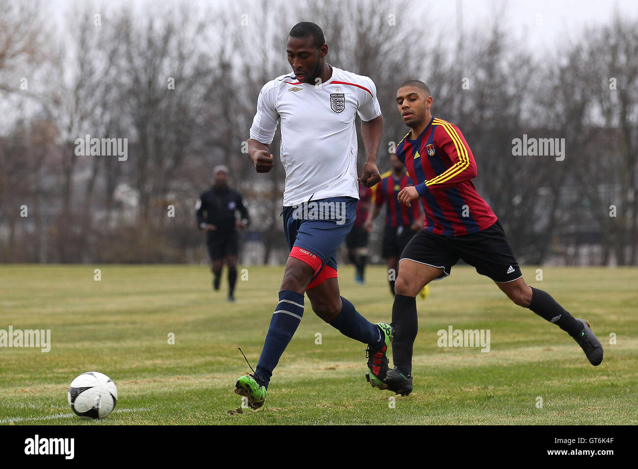 Mile End (white/blue) vs FC Bartlett - Hackney & Leyton Sunday League ...