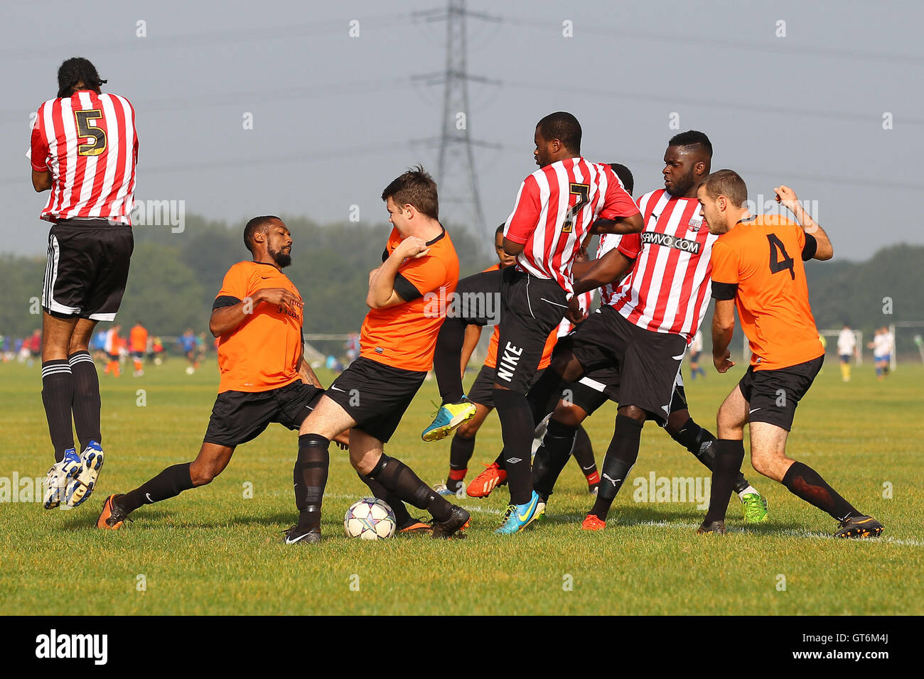 New Kuba (red/white) vs Mustard - Hackney & Leyton Sunday League ...
