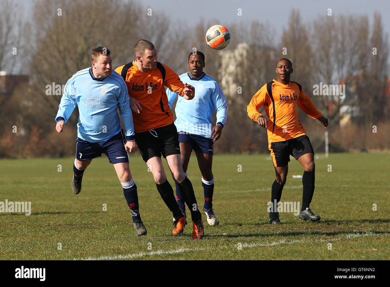 Phoenix score their second goal - Phoenix (blue) vs Adam & Eve ...