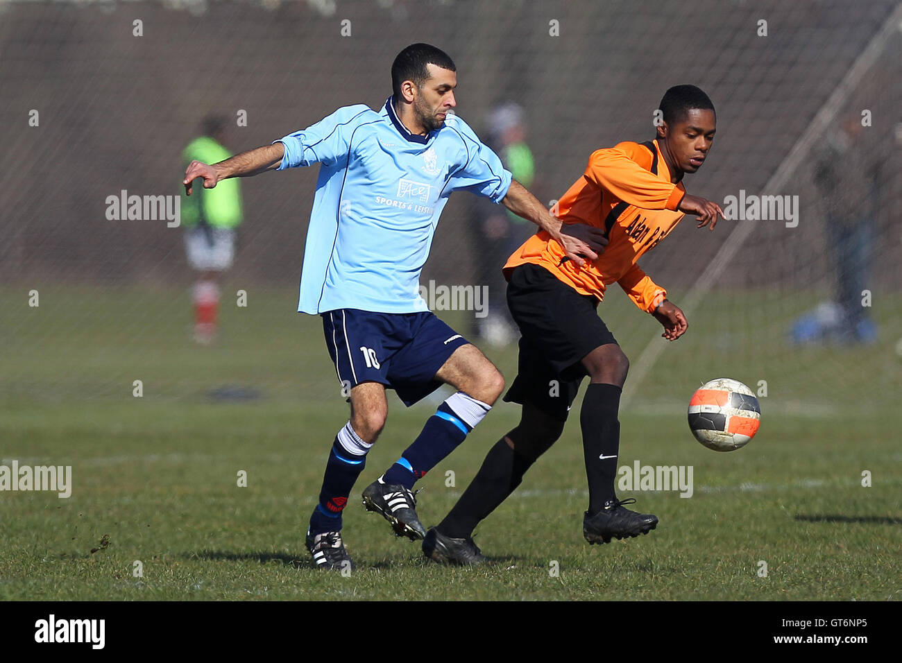 Phoenix (blue) vs Adam & Eve - Hackney & Leyton Sunday League Football ...