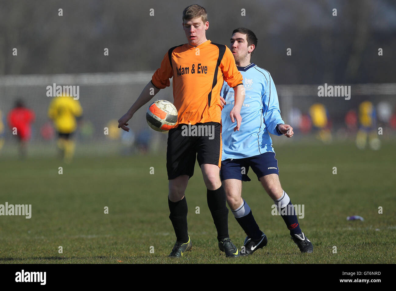 Phoenix (blue) vs Adam & Eve - Hackney & Leyton Sunday League Football ...