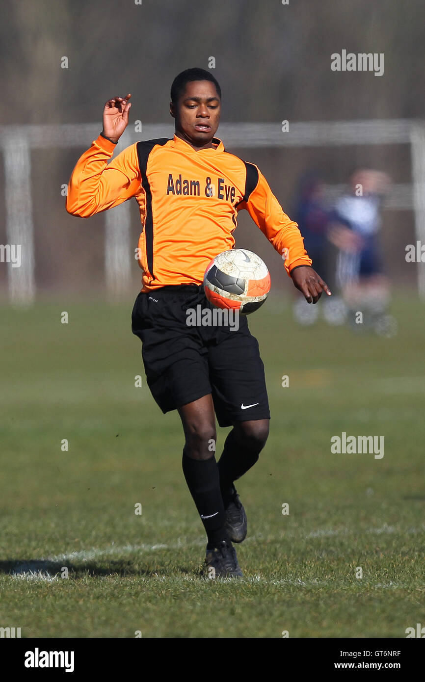 Phoenix (blue) vs Adam & Eve - Hackney & Leyton Sunday League Football ...