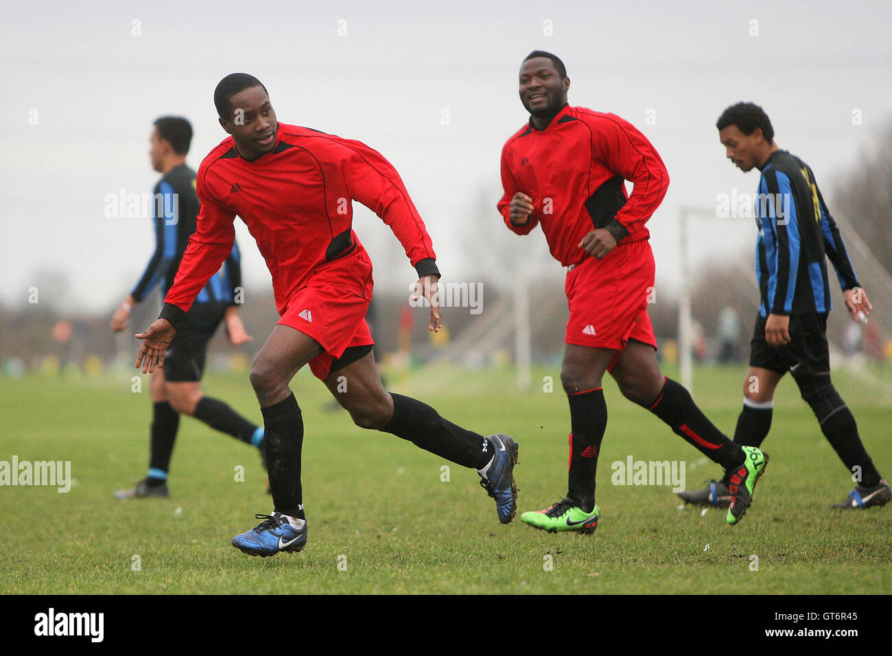 Red Devils score their first goal and celebrate - Red Devils (red/black ...
