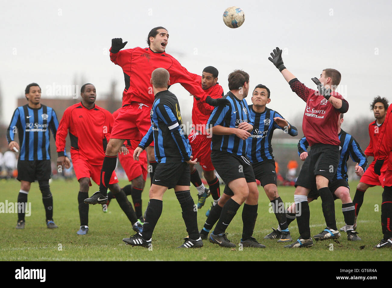 Red Devils (red/black) vs The Comets - Hackney & Leyton Sunday League ...