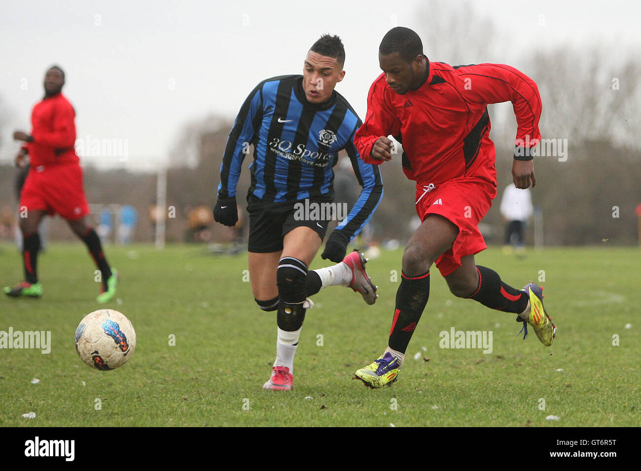 Red Devils (red/black) vs The Comets - Hackney & Leyton Sunday League ...