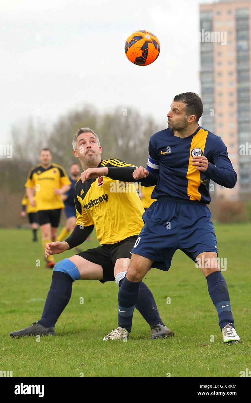 Renaissance (blue) vs Eastway Olympia - Hackney & Leyton Sunday League ...