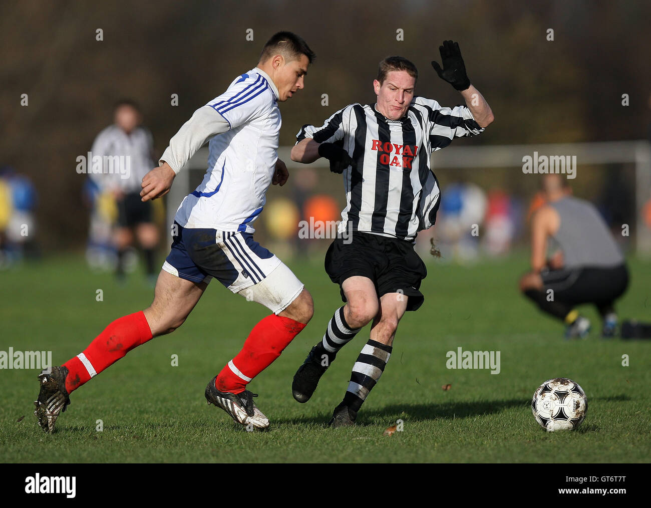 Royal Oak (black/white stripes) vs Vio Romania - Hackney & Leyton ...