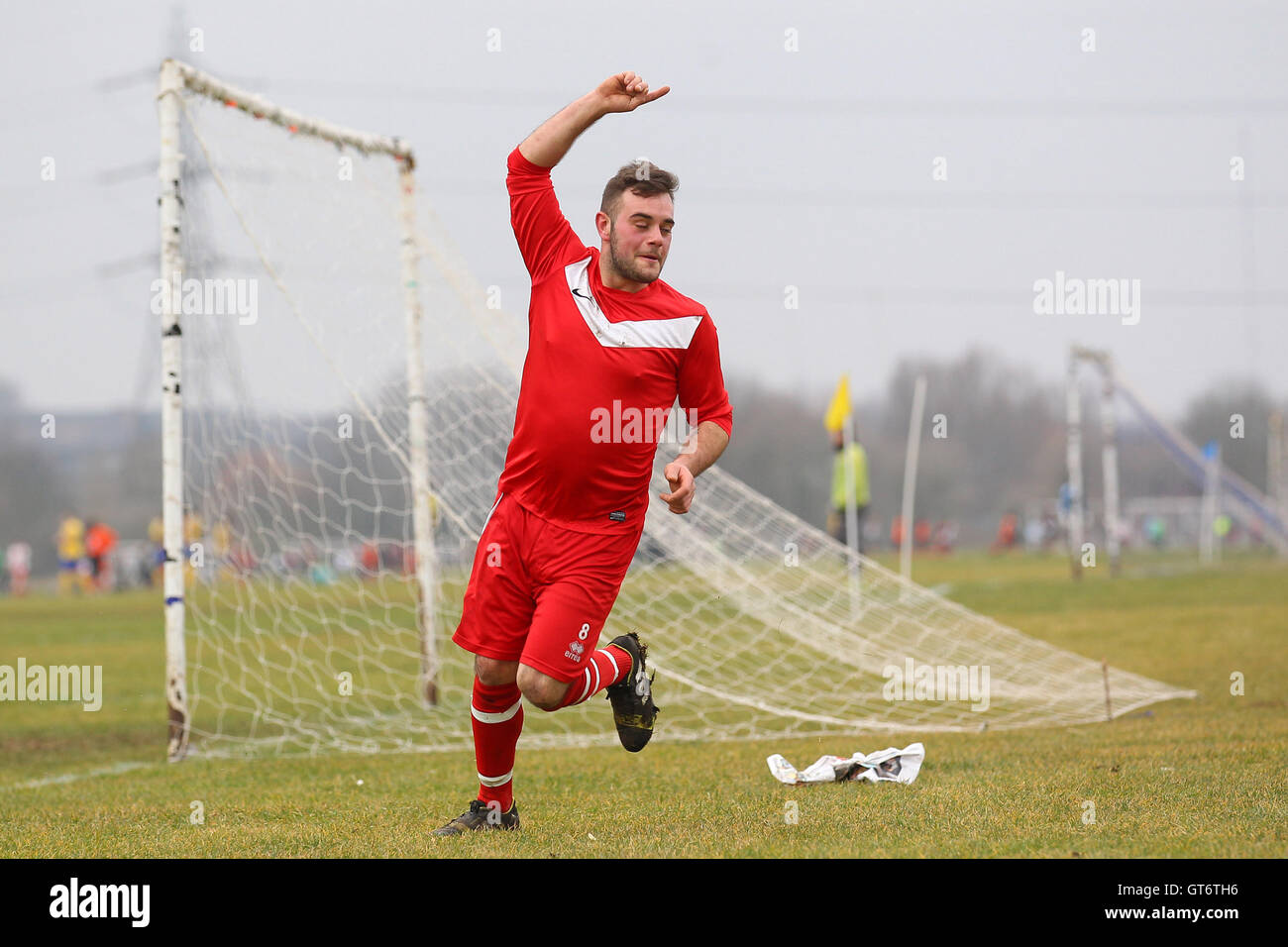 Shakespeare celebrate their first goal - Shakespeare (red) vs MDM ...