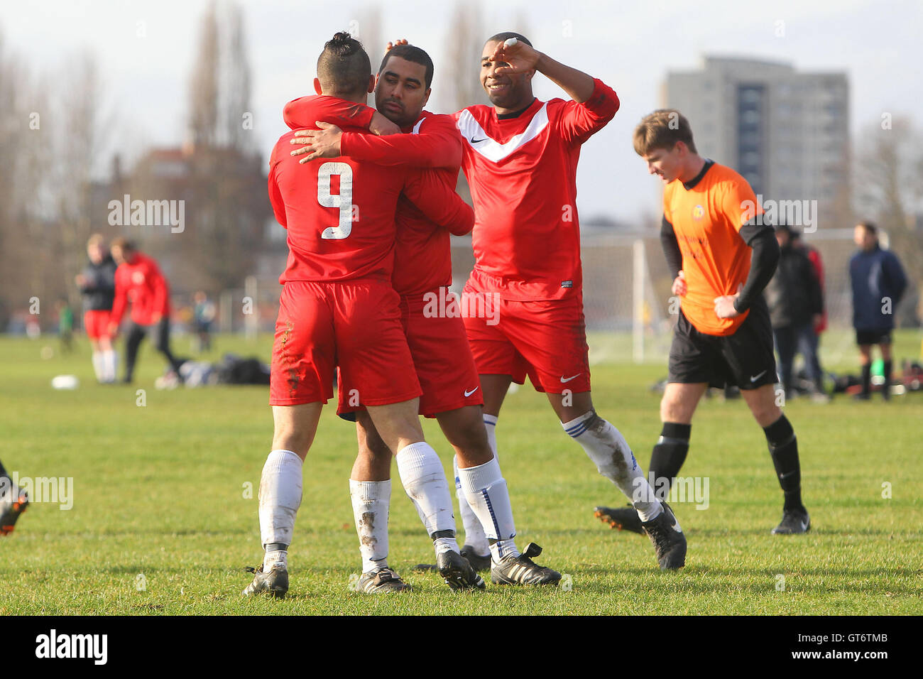 Shakespeare (red) vs Mustard - Hackney & Leyton Sunday League Dickie ...