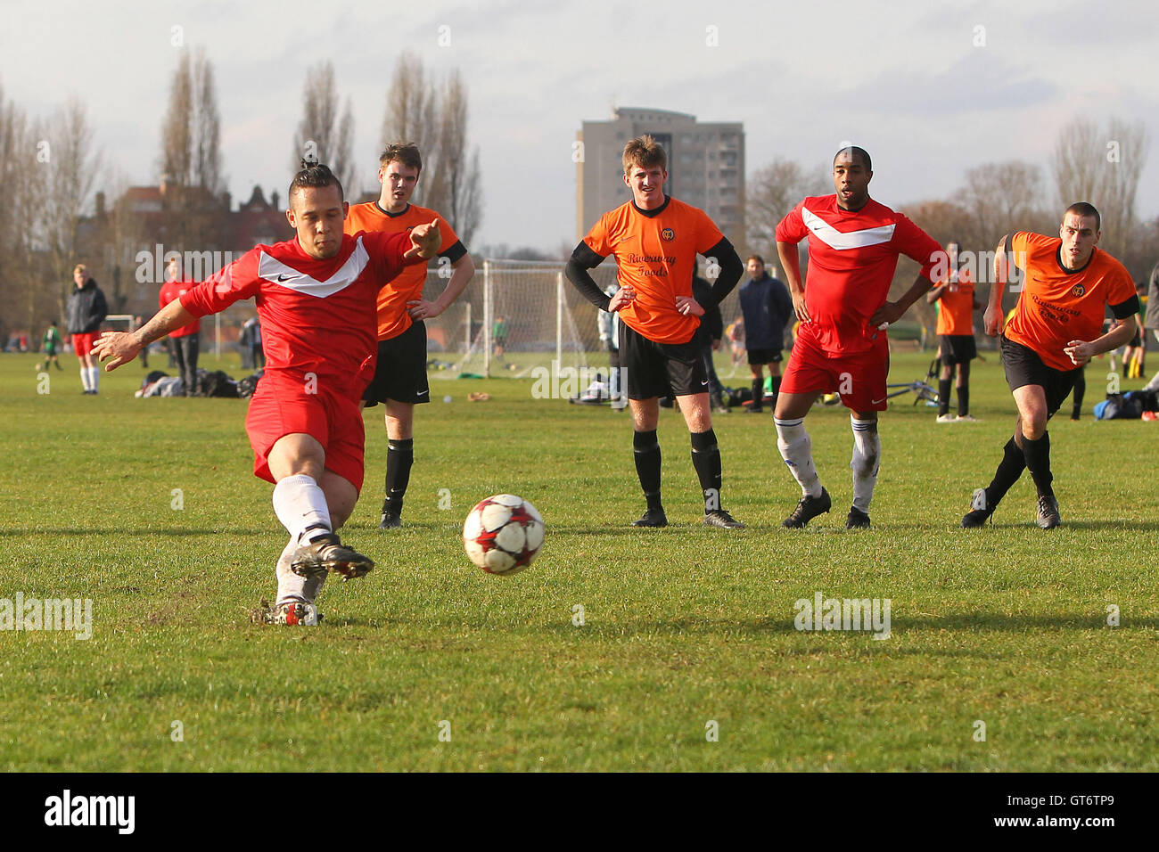 Shakespeare (red) vs Mustard - Hackney & Leyton Sunday League Dickie ...