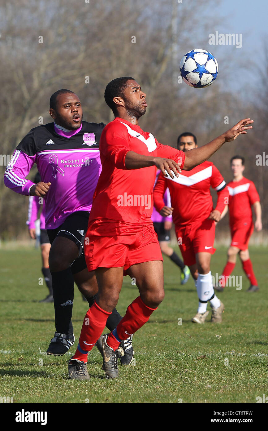 Shakespeare (red) vs RL United - Hackney & Leyton Sunday League Dickie ...