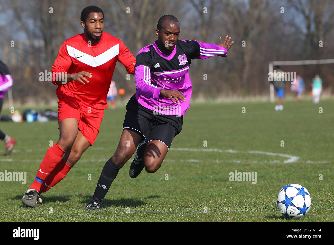 Shakespeare (red) vs RL United - Hackney & Leyton Sunday League Dickie ...