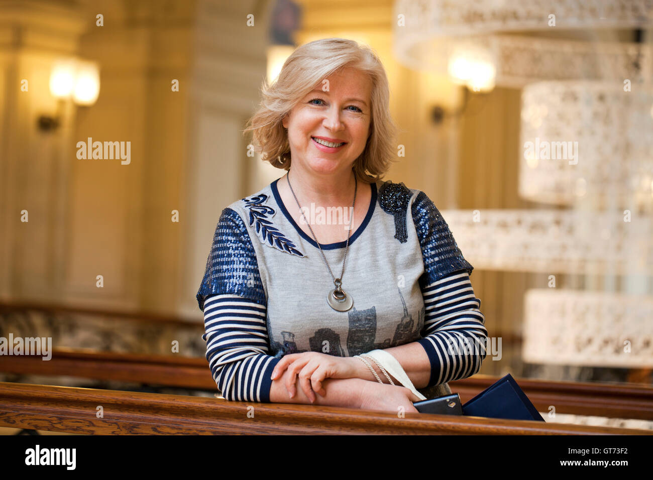 Beautiful russian blonde woman age 50 hi-res stock photography and ...