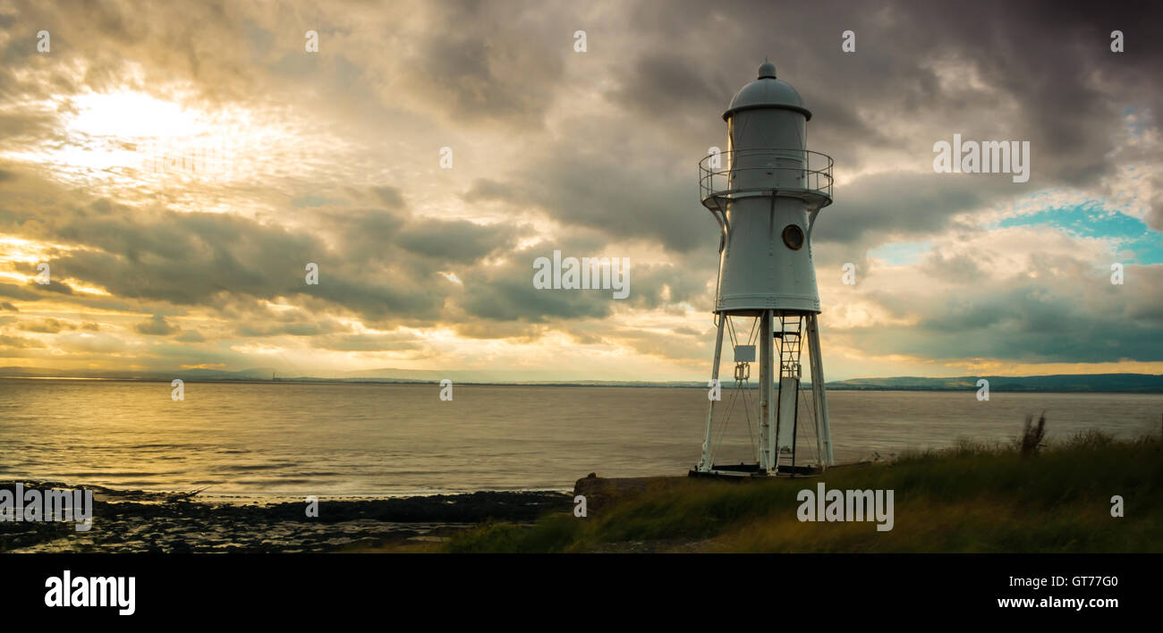 Black Nore Lighthouse Portishead Stock Photo - Alamy