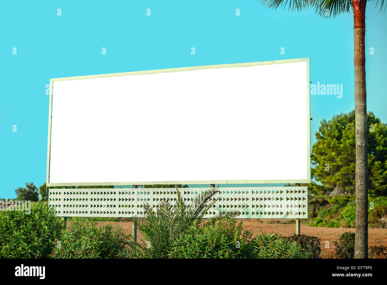 Empty city billboard Stock Photo - Alamy