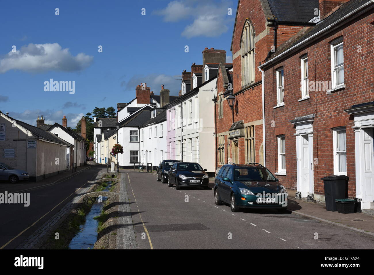 Castle Street, Tiverton, Devon, UK Stock Photo - Alamy