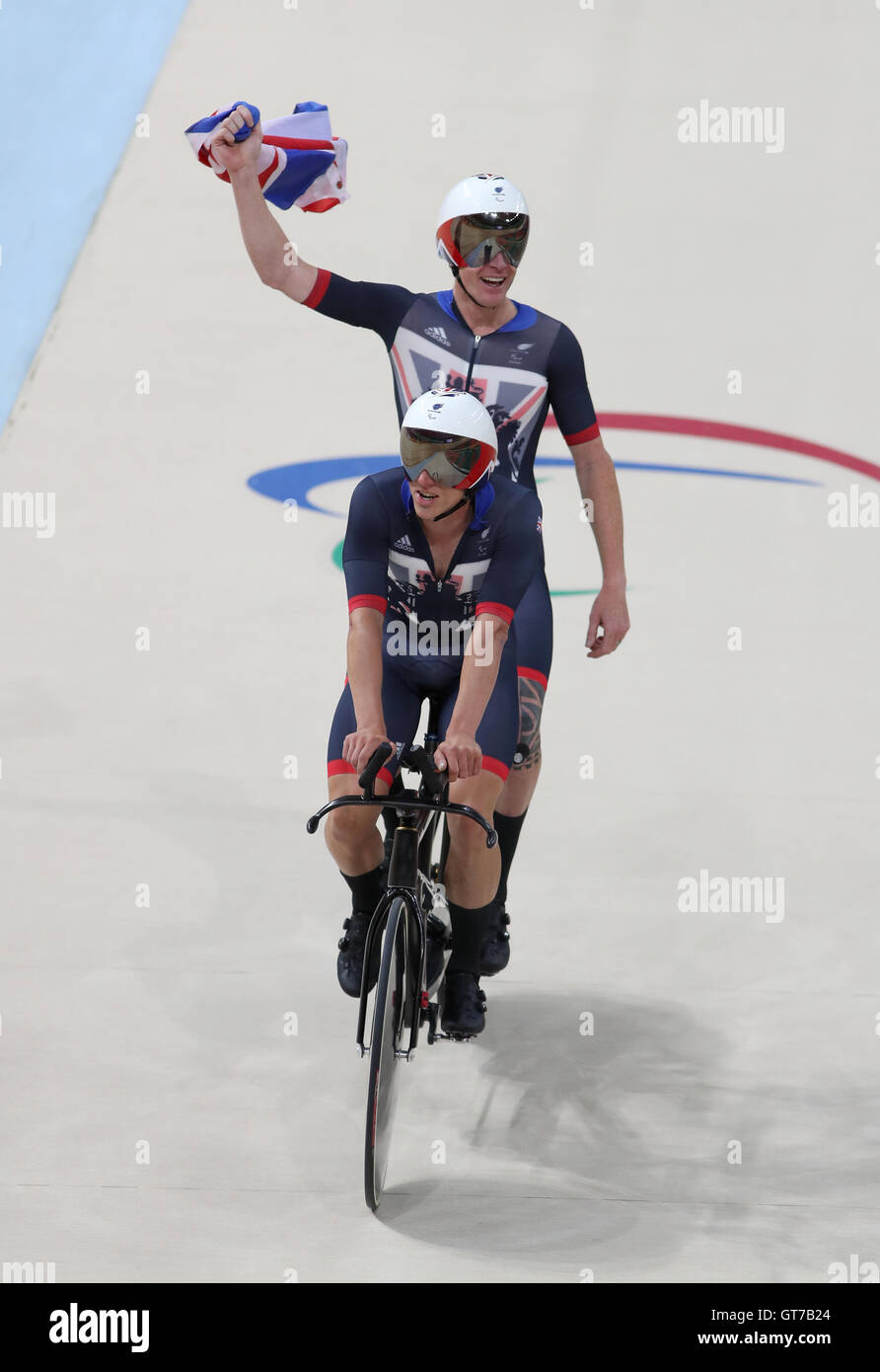 Great Britain's Steve Bate and Adam Duggleby celebrate winning gold in ...