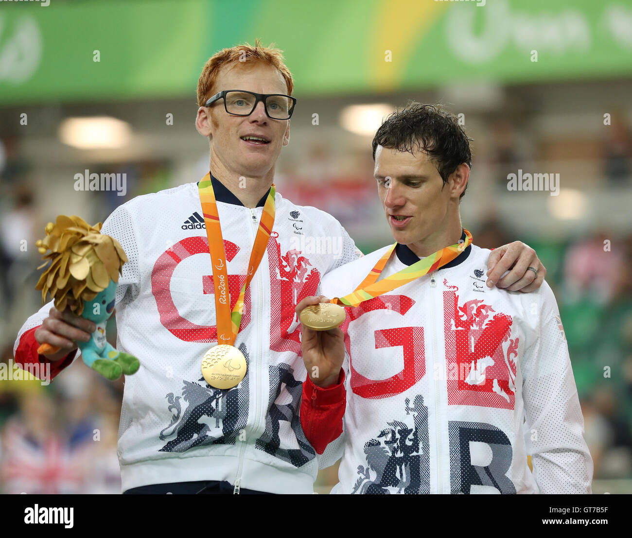 Pilot adam duggleby celebrate on podium hi-res stock photography and ...