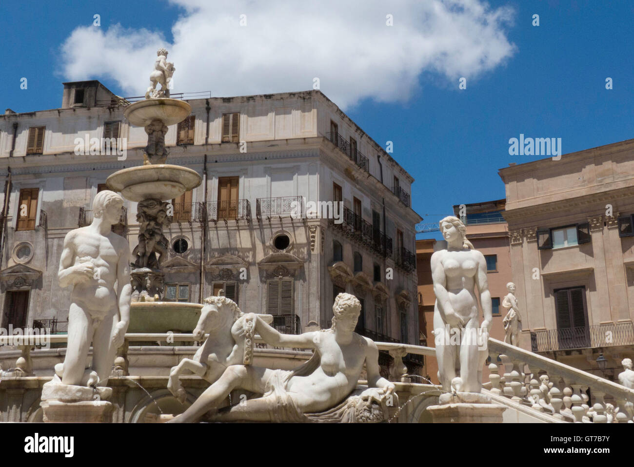 figurative sculptures around Palermo,Italy Stock Photo - Alamy