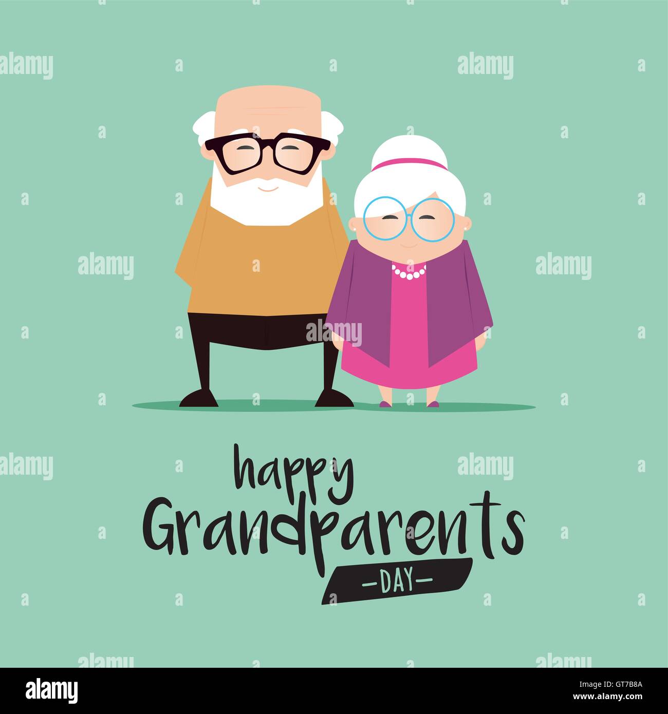 Grandparents day background Stock Vector Image & Art - Alamy